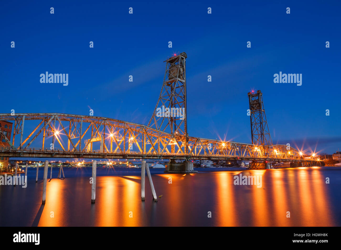 Piscataqua river bridge hi-res stock photography and images - Alamy