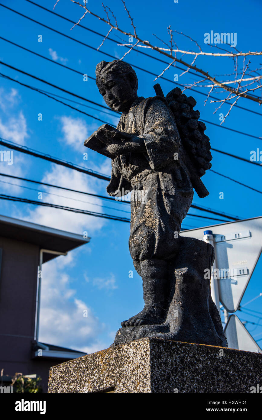 Statue of kinjiro ninomiya hi-res stock photography and images - Alamy