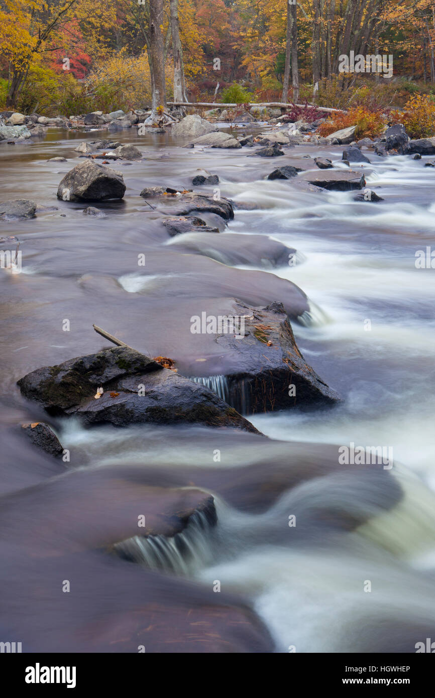 Packers Falls on the Lamprey River in Durham, New Hampshire. Fall Stock ...