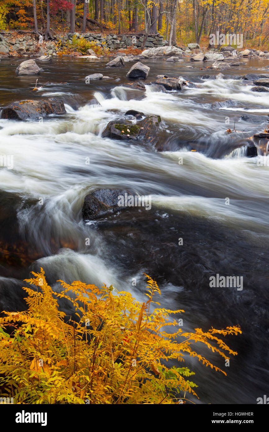 Packers Falls on the Lamprey River in Durham, New Hampshire. Fall Stock ...
