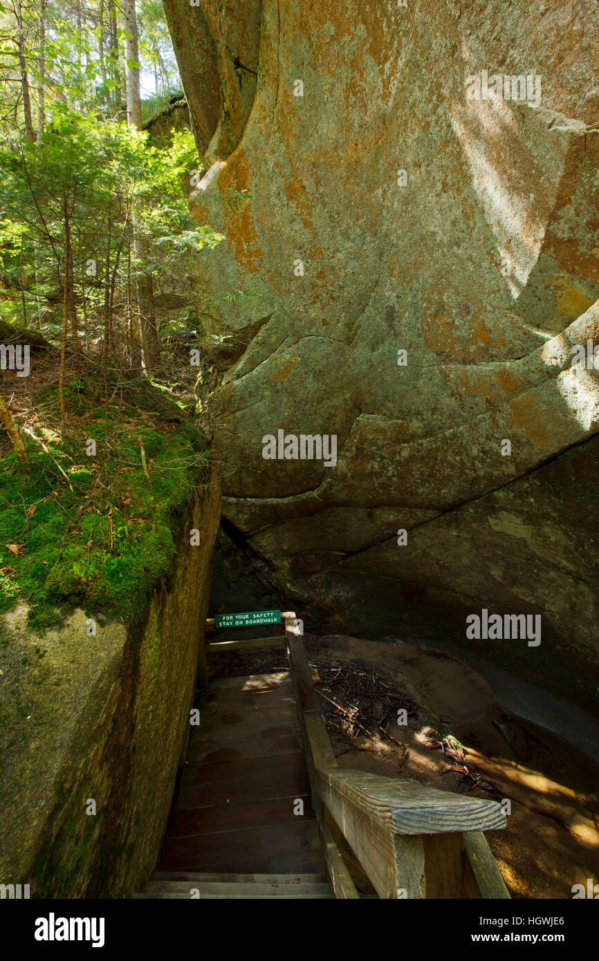 Lost River Gorge in New Hampshire's White Mountains. North Woodstock ...