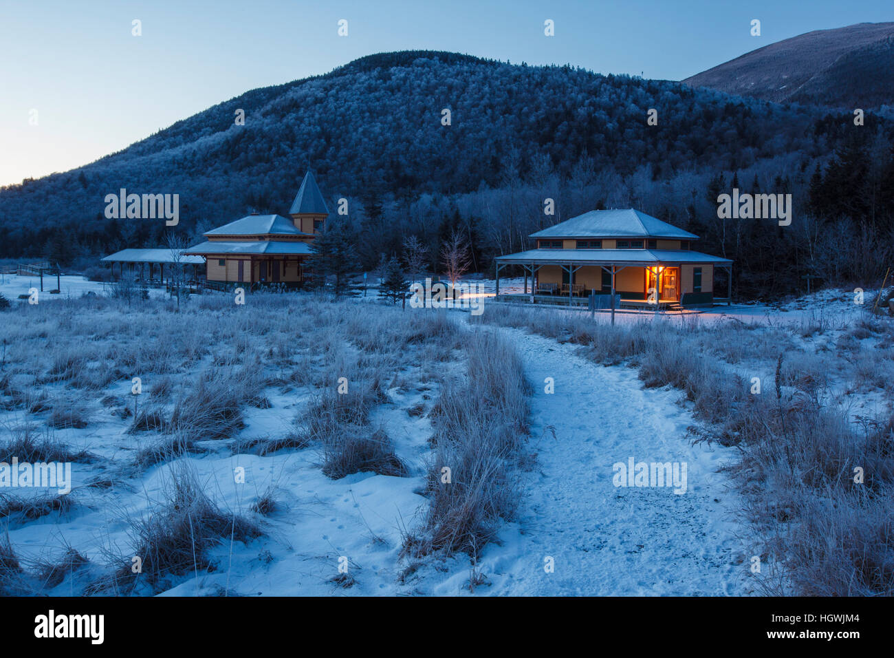 Crawford's Depot in Crawford Notch in New Hampshire's White Mountains ...