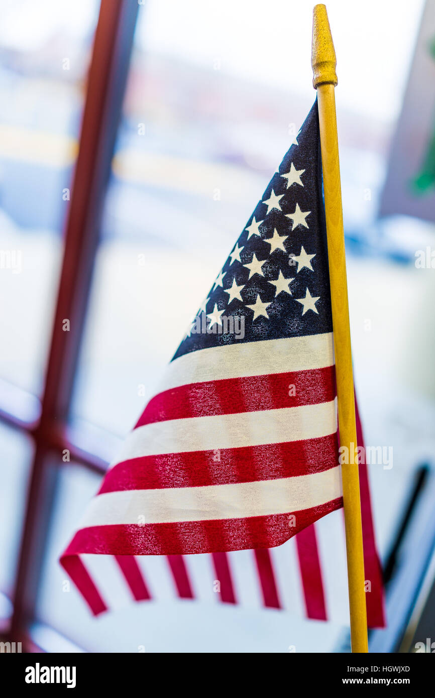 Folded united states flag hi-res stock photography and images - Alamy