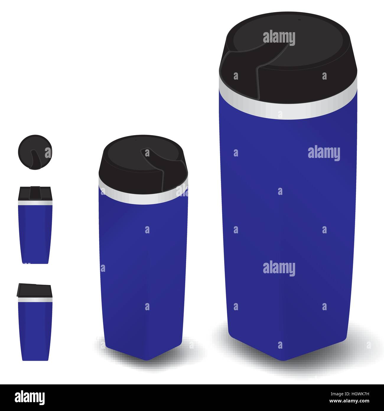 Steel water dispenser Stock Vector Images - Alamy