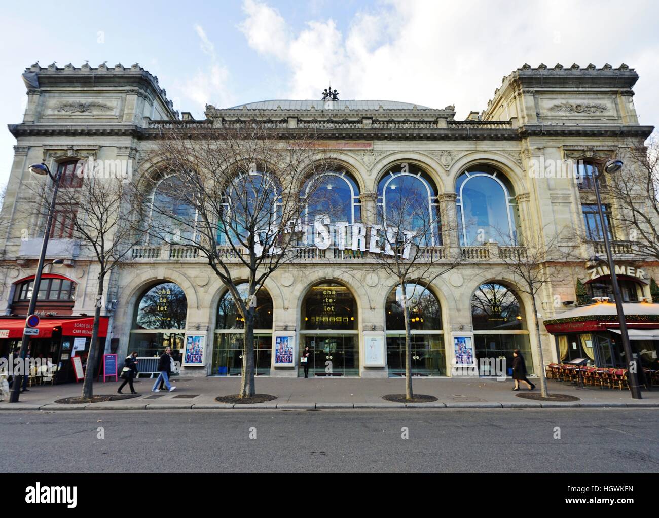 The Theatre du Chatelet theater in Paris showing the American musical ...