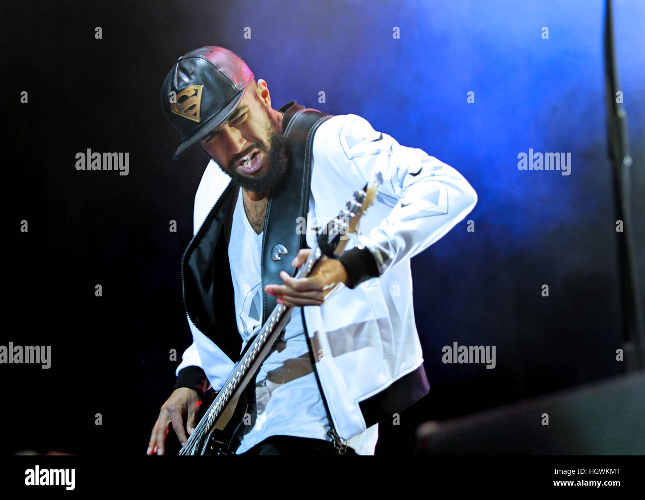 Limp Bizkit performing at Manchester Arena Featuring: Limp Bizkit, Sam ...