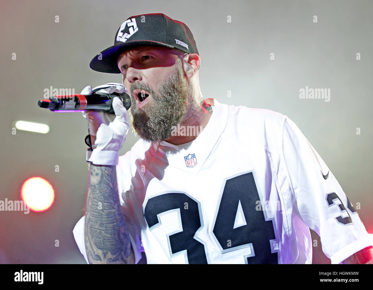 Limp Bizkit performing at Manchester Arena Featuring: Limp Bizkit, Fred ...