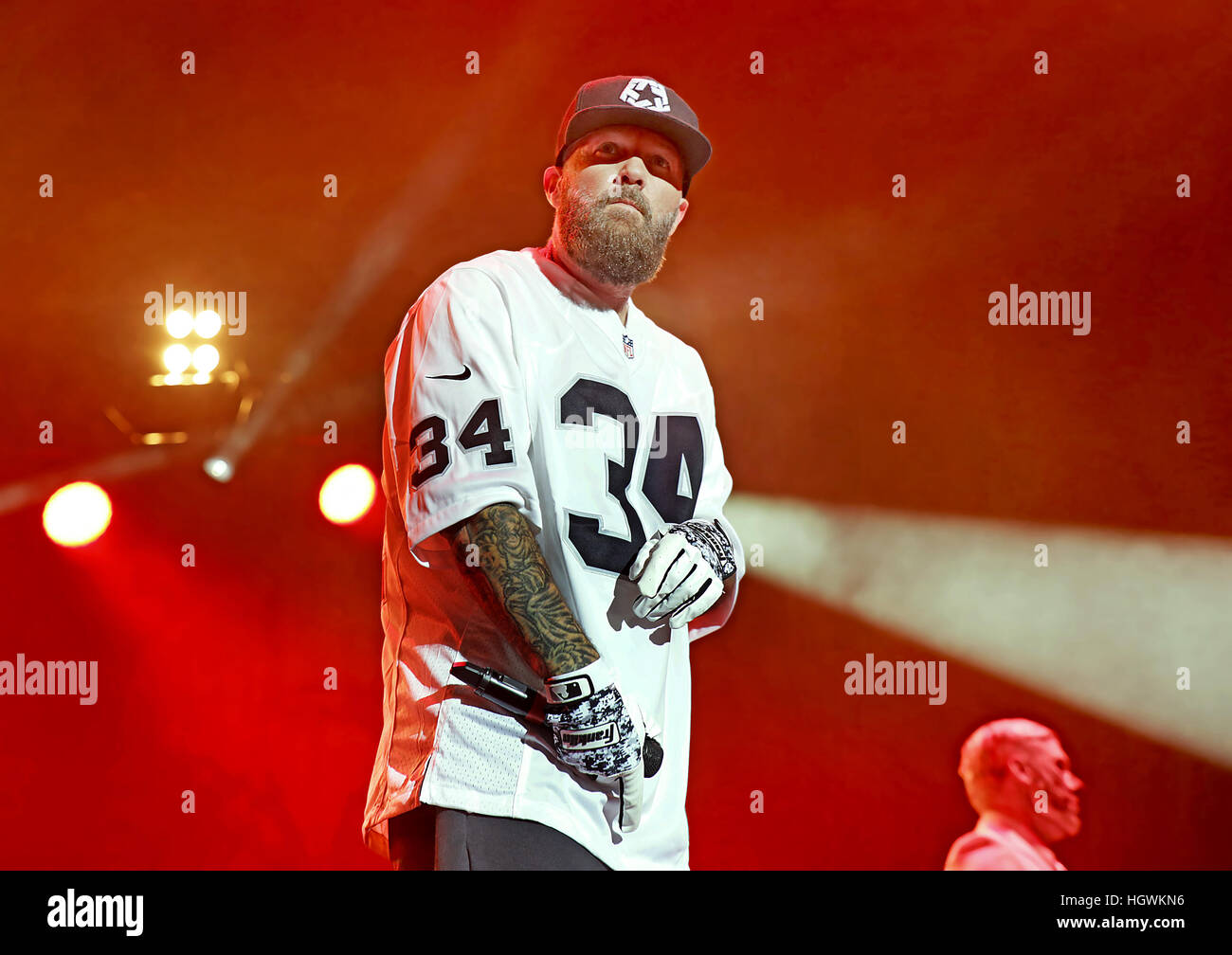 Limp Bizkit performing at Manchester Arena Featuring: Limp Bizkit, Fred ...