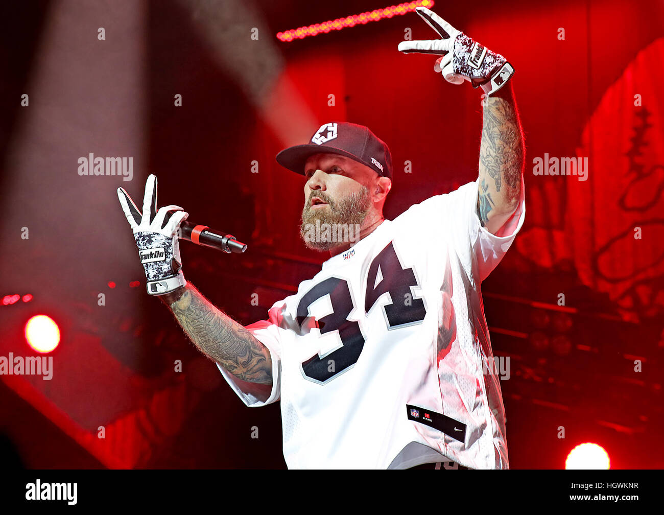 Limp Bizkit performing at Manchester Arena Featuring: Limp Bizkit, Fred ...