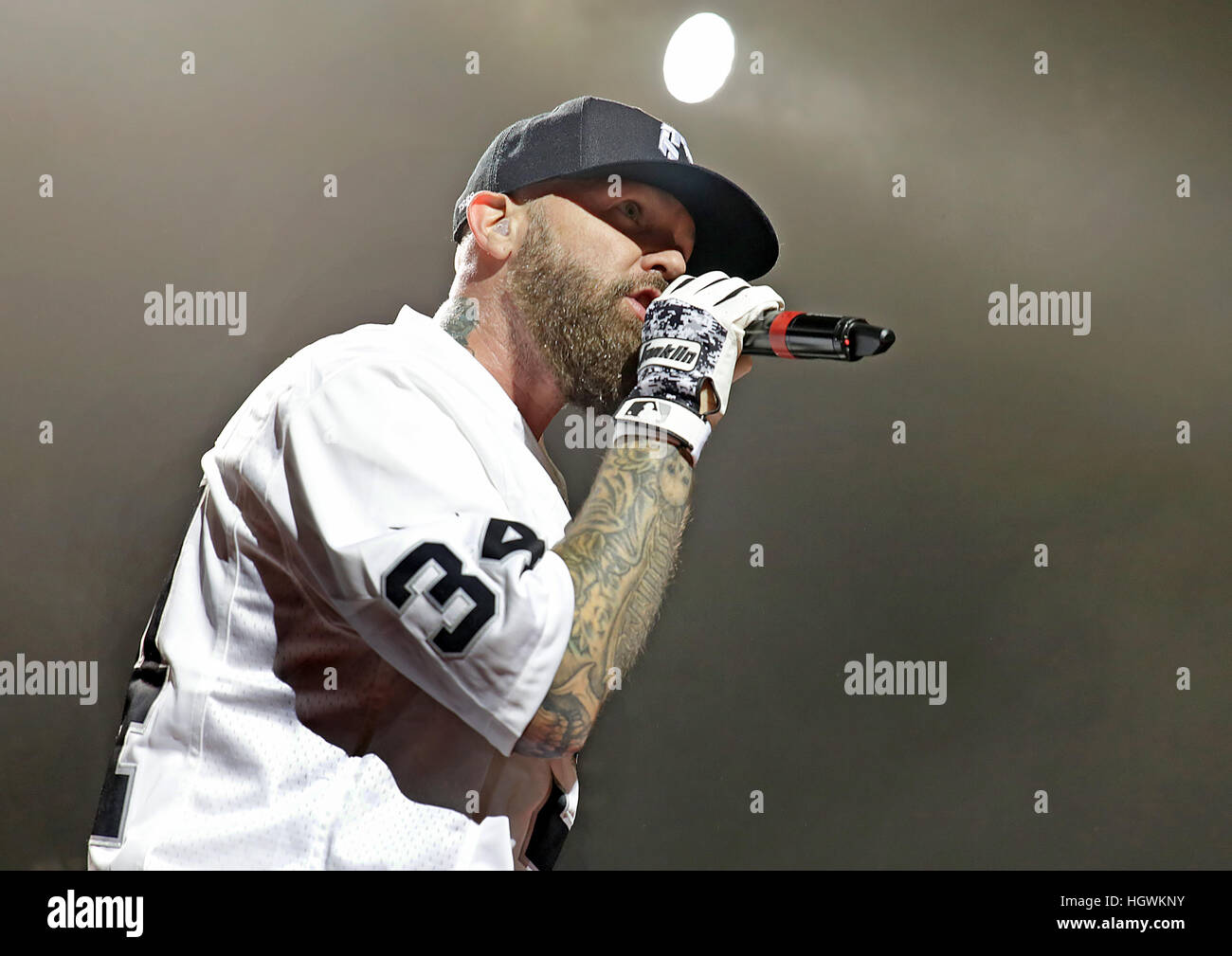 Limp Bizkit performing at Manchester Arena Featuring: Limp Bizkit, Fred ...
