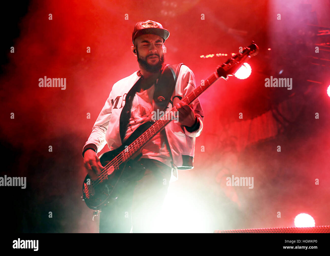 Limp Bizkit performing at Manchester Arena Featuring: Limp Bizkit, Sam ...