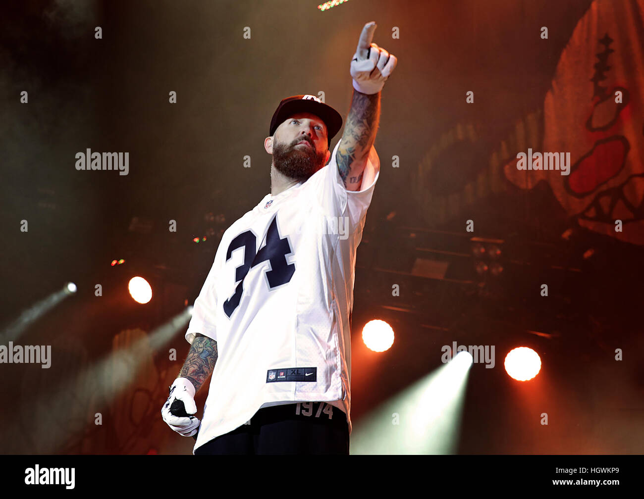 Limp Bizkit performing at Manchester Arena Featuring: Limp Bizkit, Fred ...