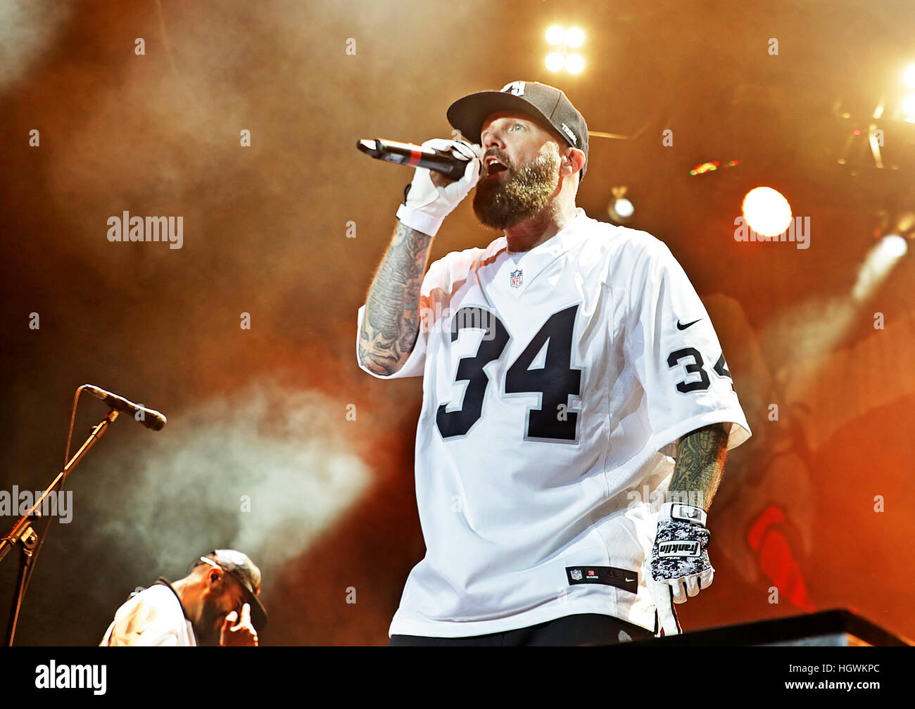 Limp Bizkit performing at Manchester Arena Featuring: Limp Bizkit, Fred ...