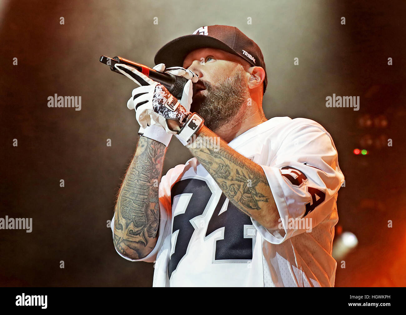Limp Bizkit performing at Manchester Arena Featuring: Limp Bizkit, Fred ...