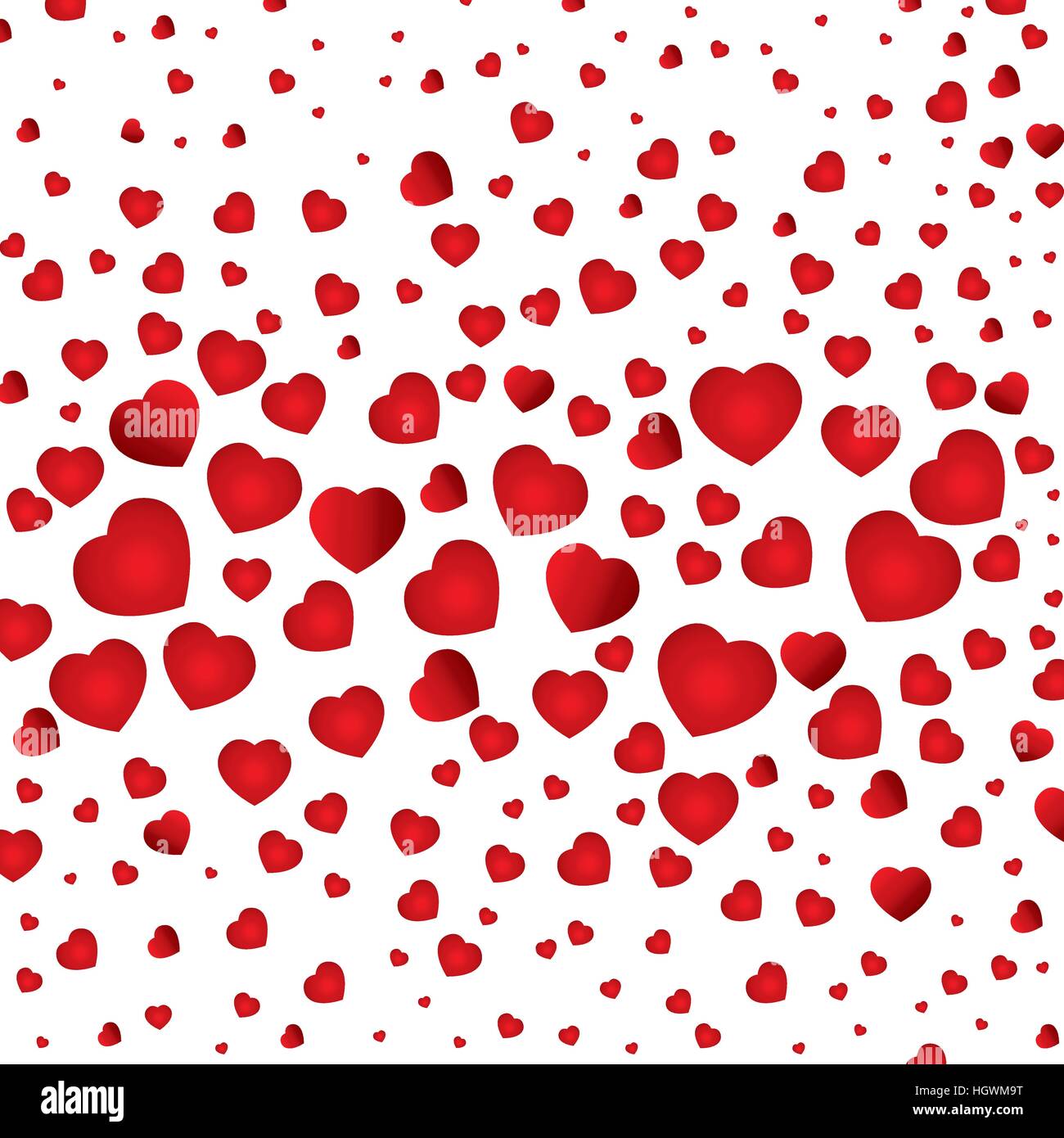 Red Heart on white background Stock Vector Image & Art - Alamy