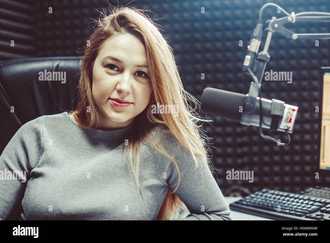 Tv presenter apprentice hi-res stock photography and images - Alamy