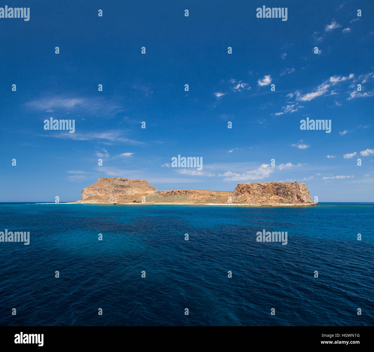 Imeri Gramvousa is an uninhabited islet off the coast of north-western ...