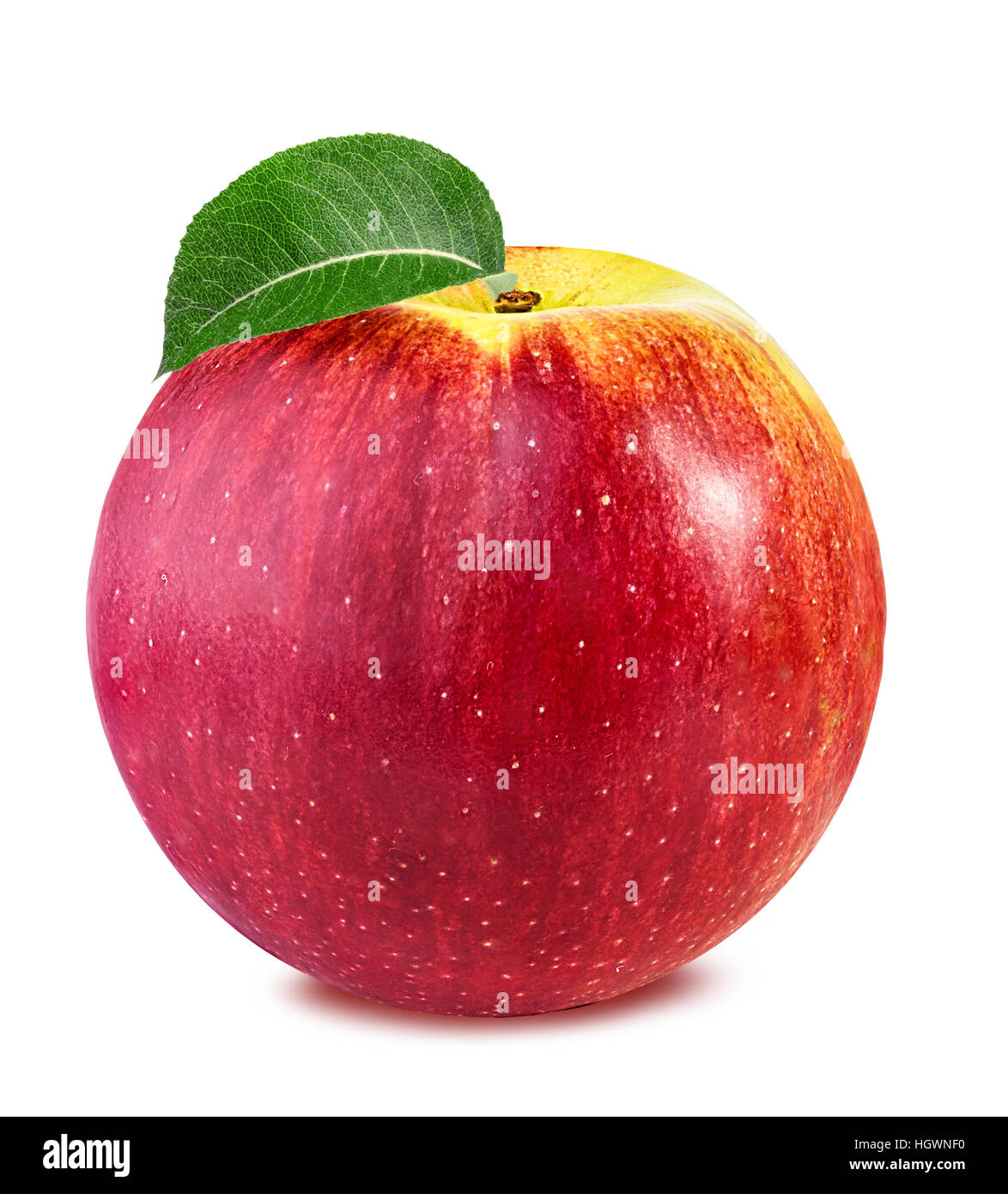 apple isolated on white background Stock Photo - Alamy