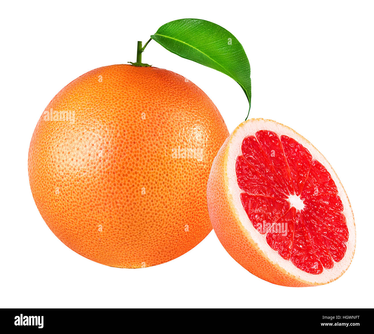 grapefruit isolated on white background Stock Photo - Alamy