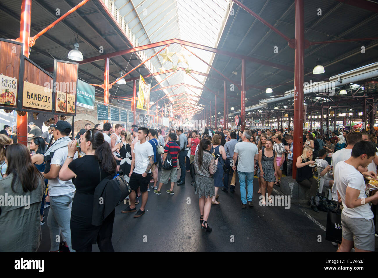 The Queen Victoria Summer Night Market, Melbourne Victoria Australia ...