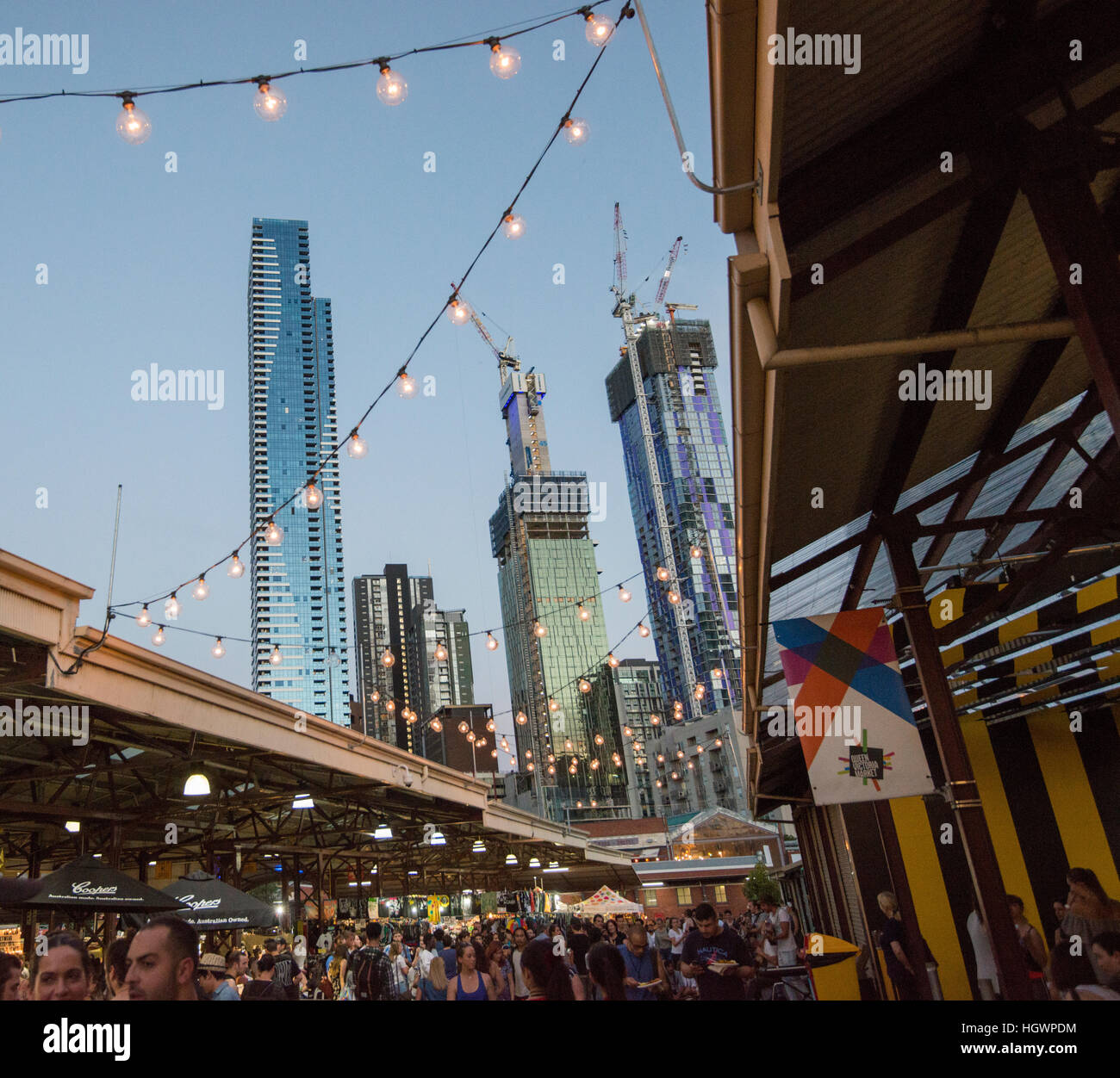 The Queen Victoria Summer Night Market, Melbourne Victoria Australia ...
