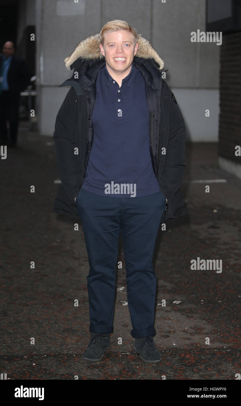 Rob Beckett outside ITV Studios Featuring: Rob Beckett Where: London ...