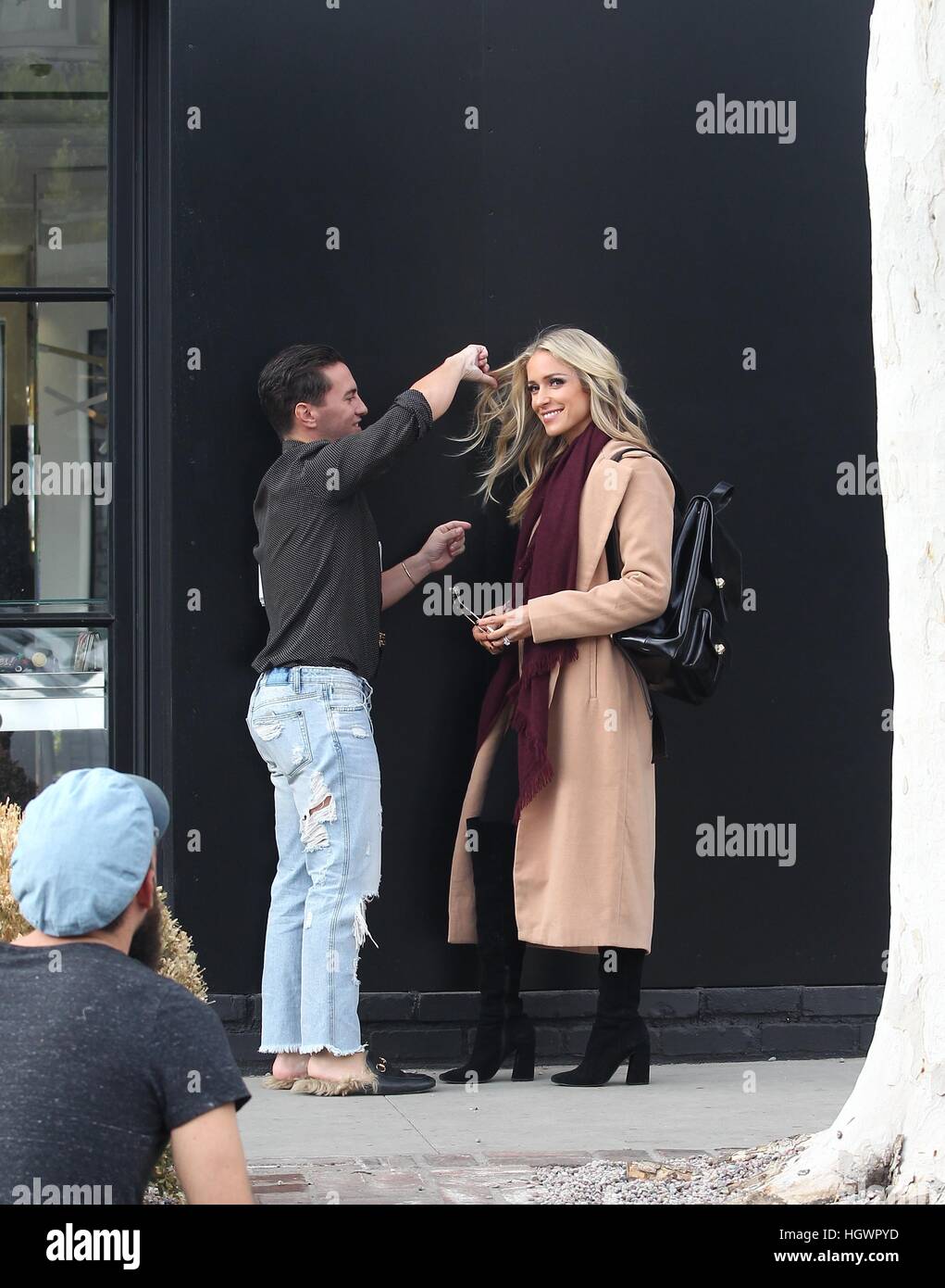 Kristin Cavallari takes part in a photo shoot in Beverly Hills ...