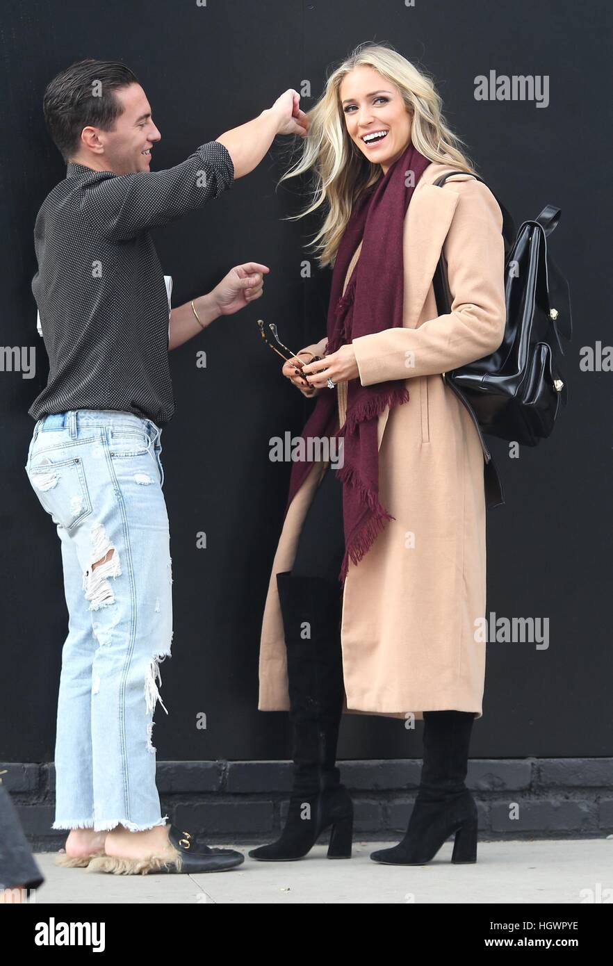 Kristin Cavallari takes part in a photo shoot in Beverly Hills ...