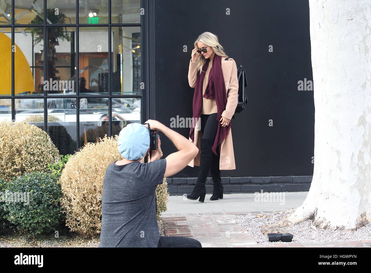 Kristin Cavallari takes part in a photo shoot in Beverly Hills ...