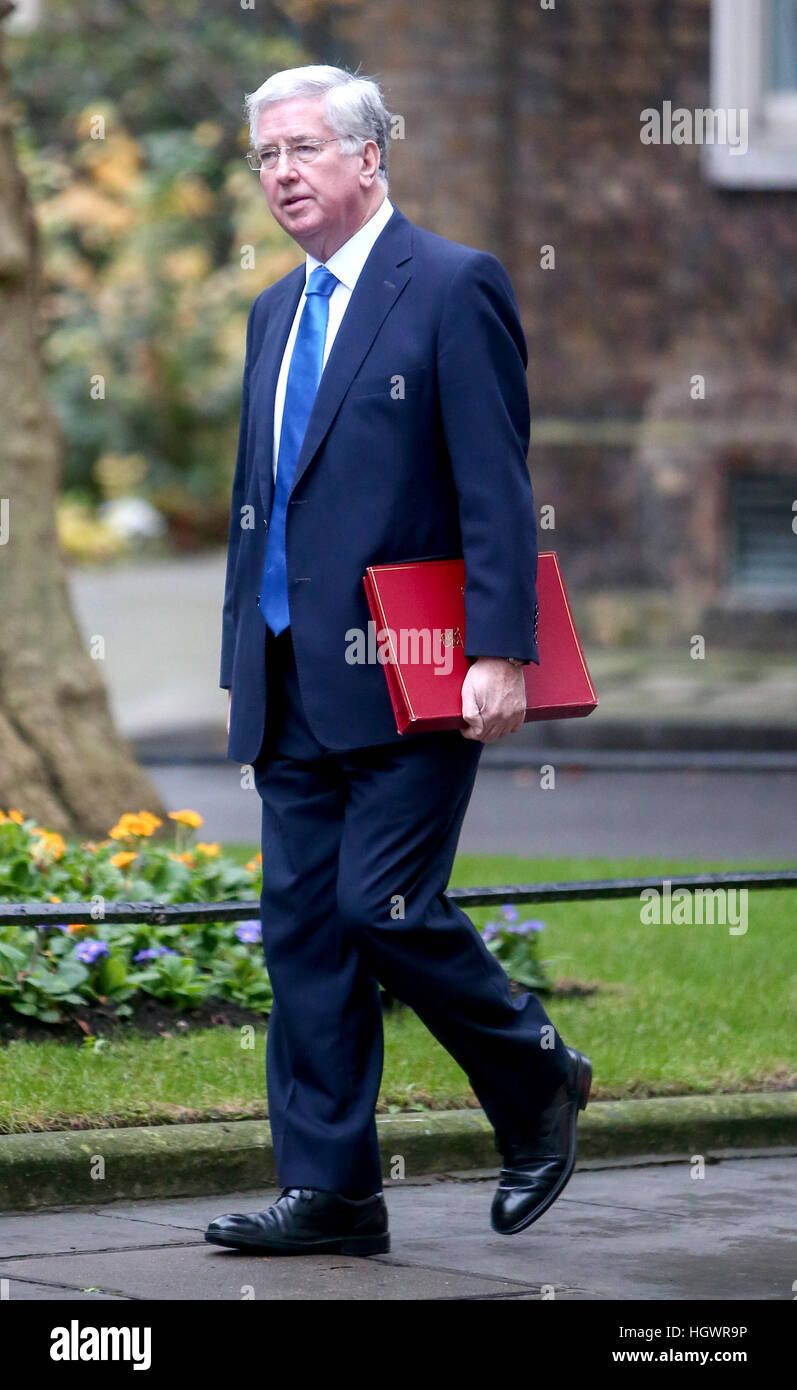 Sir Michael Fallon, Secretary of State for Defence, attending the ...