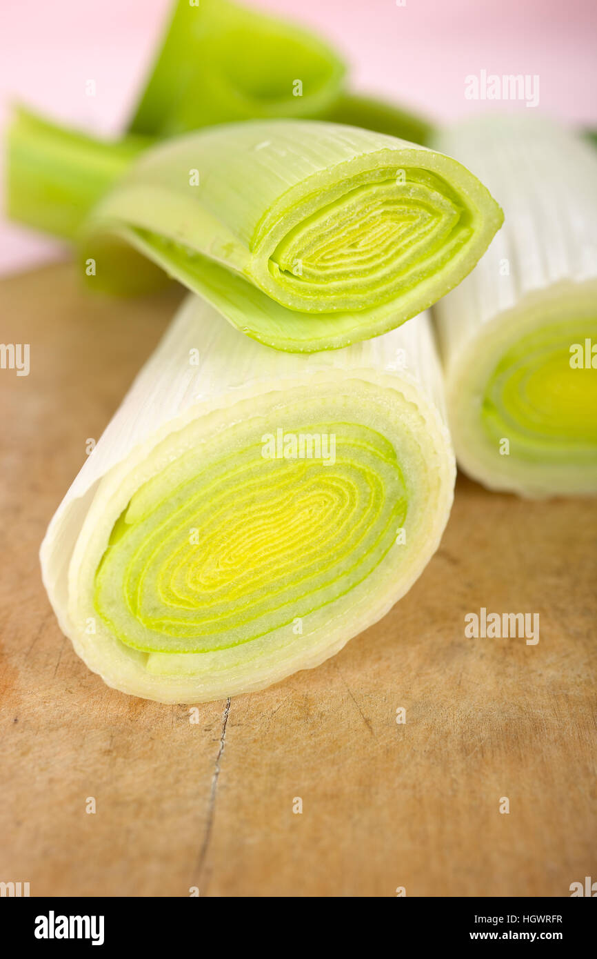 Raw leek hi-res stock photography and images - Alamy