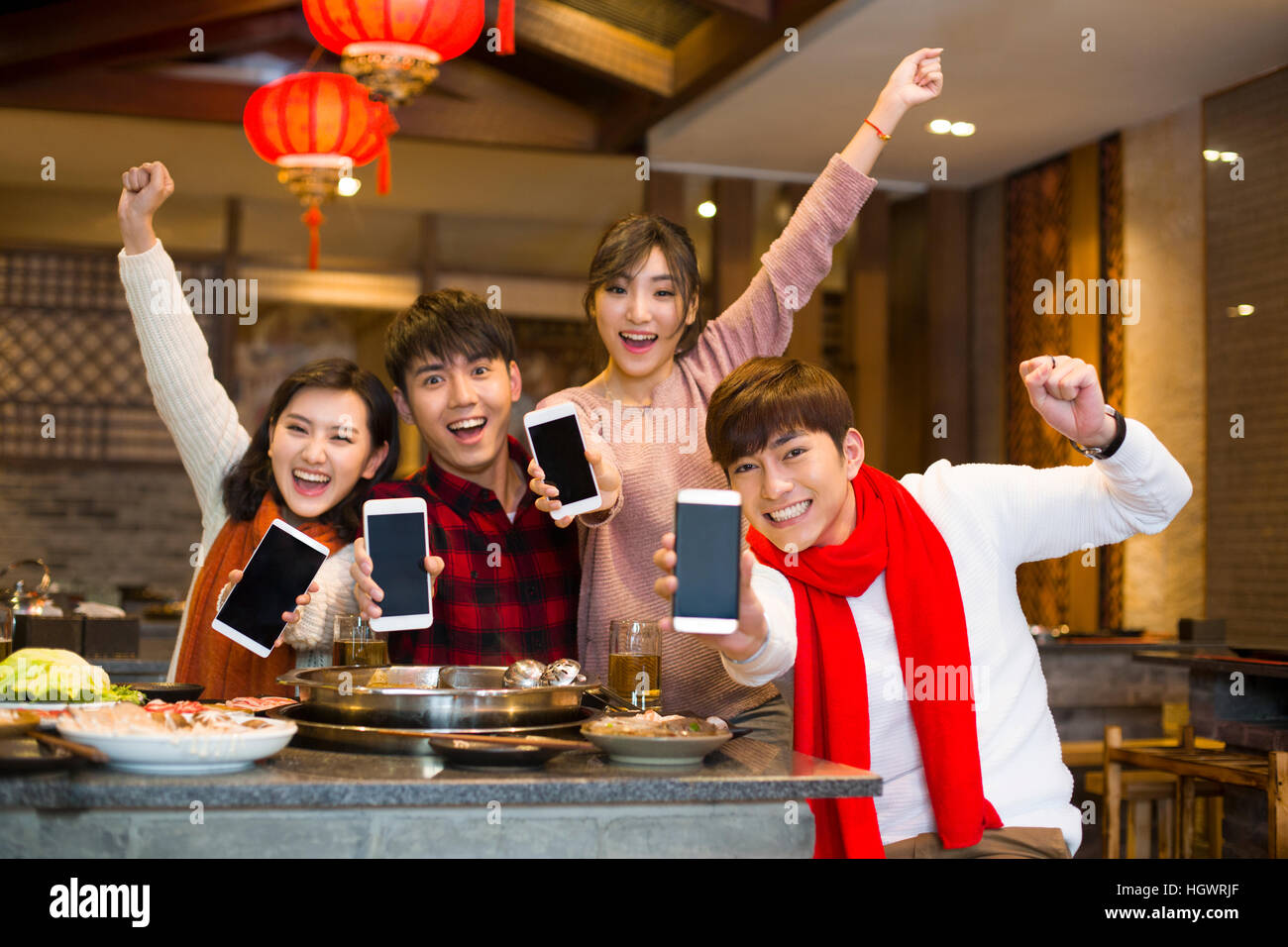 Dinner Table Mobile Phones High Resolution Stock Photography and Images ...