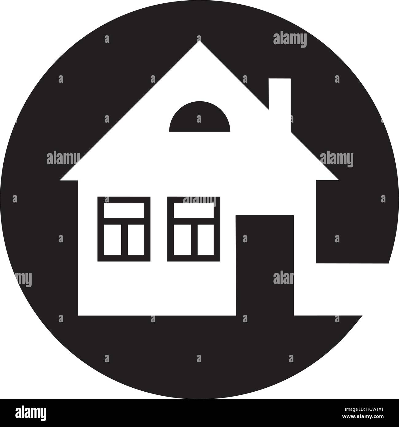 Traditional residential residence Stock Vector Images - Alamy