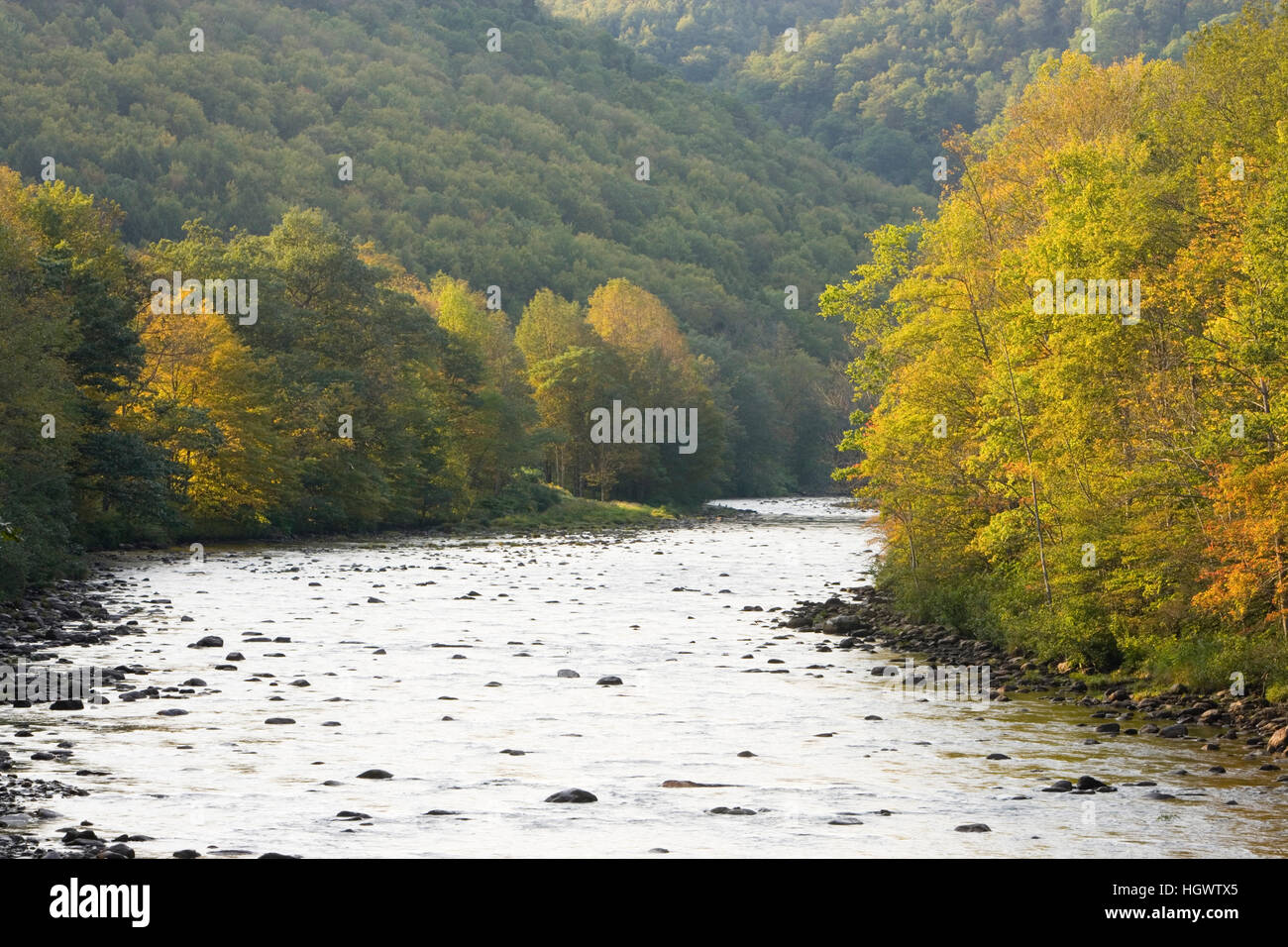 The Deerfield River in Rowe, Massachusetts Stock Photo - Alamy