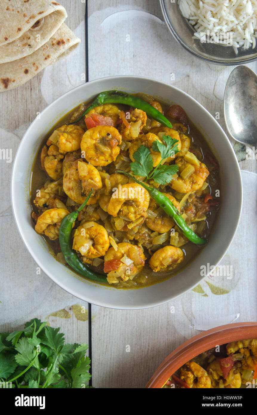 Spice prawn curry goa hi-res stock photography and images - Alamy