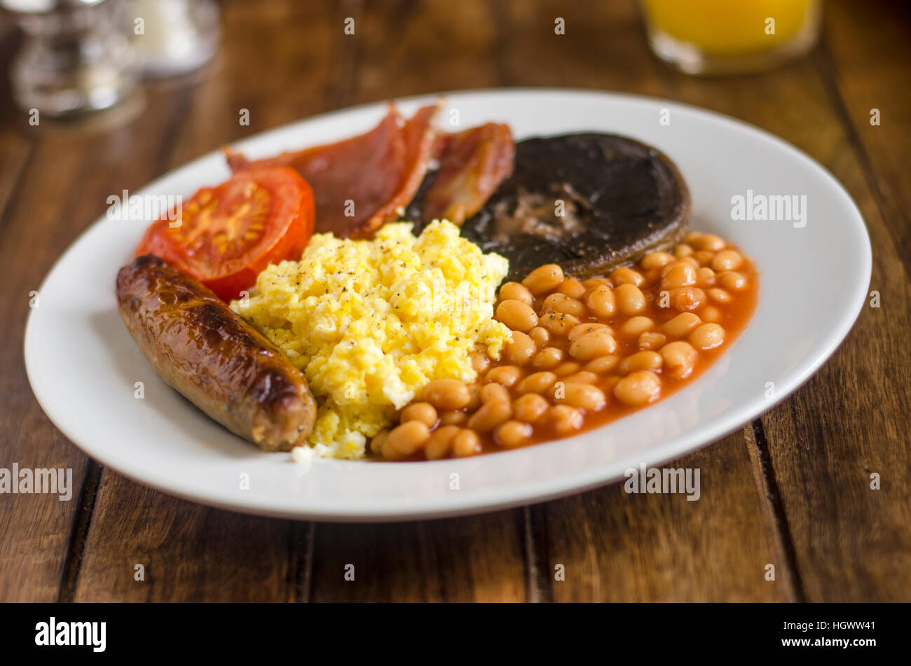 Full english breakfast hotel hi-res stock photography and images - Alamy