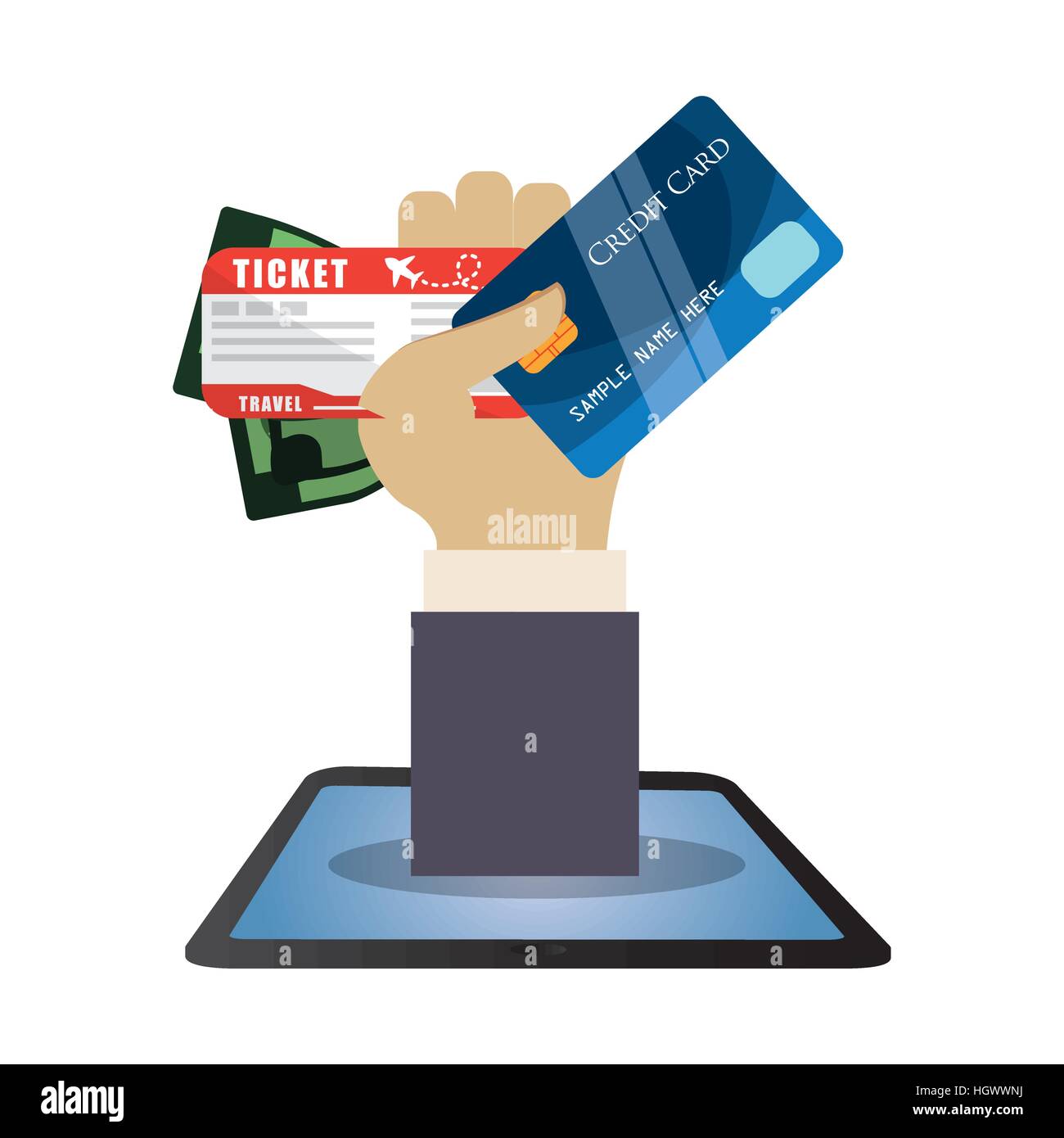 Booking financial Stock Vector Images - Alamy