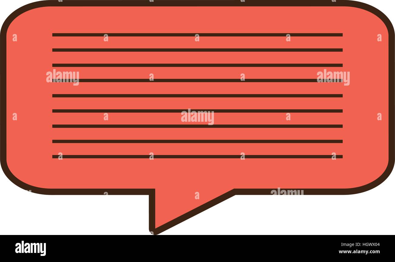 cartoon bubble speech message dialogue vector illustration eps 10 Stock ...