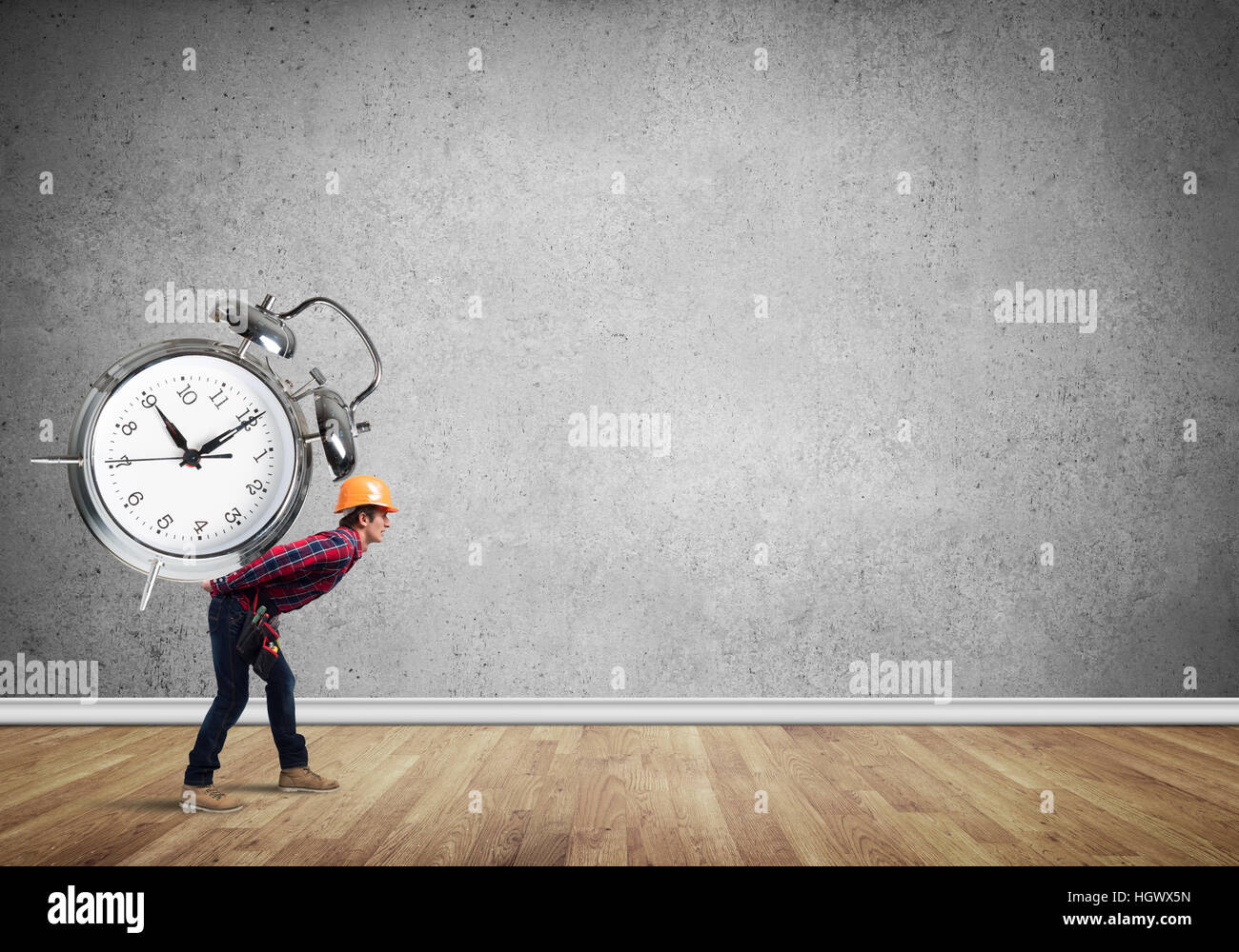 Construction contract deadline Stock Photo - Alamy
