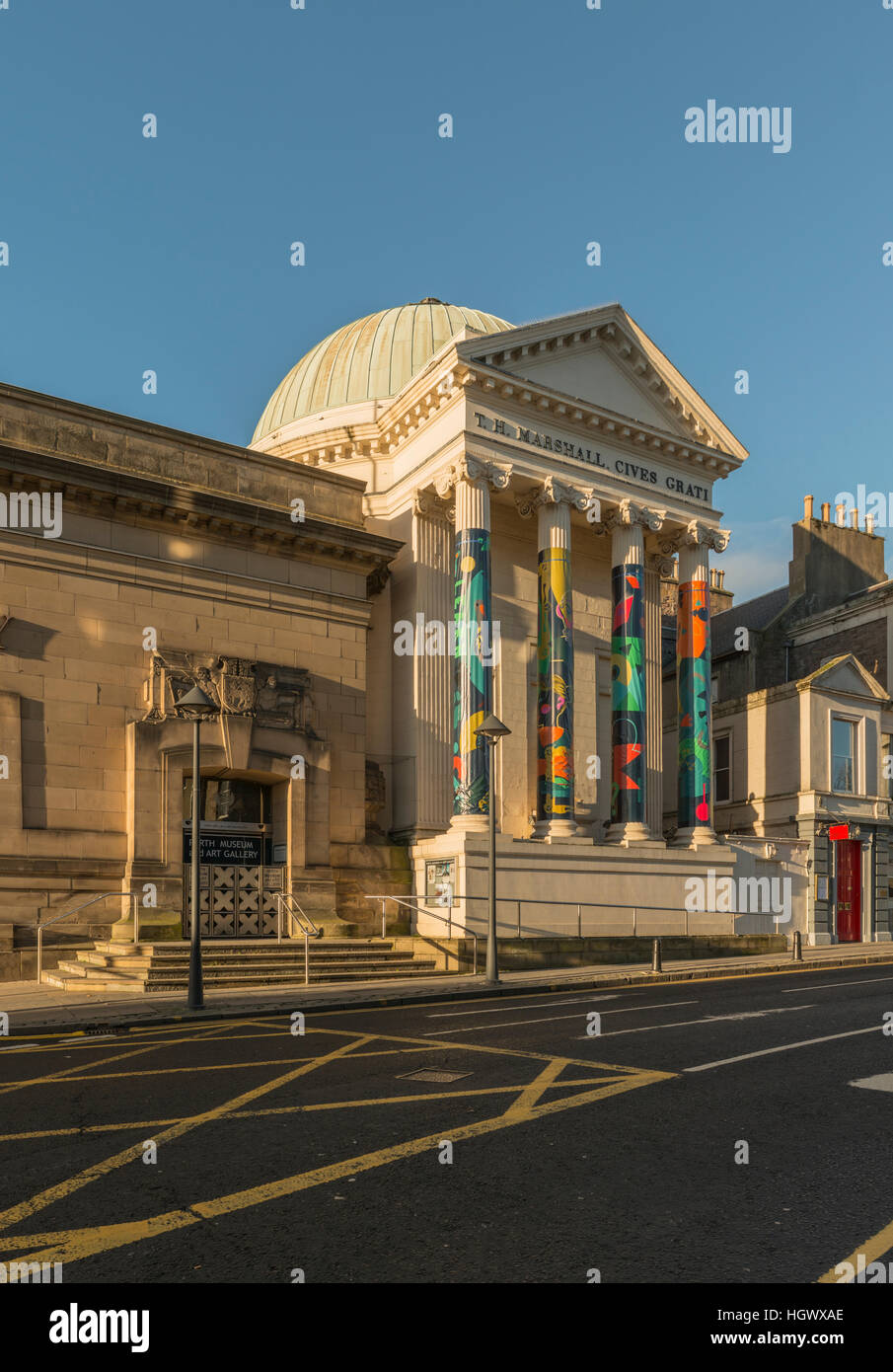 Perth Art Gallery, built in 1824, is a Palladian style Georgian ...
