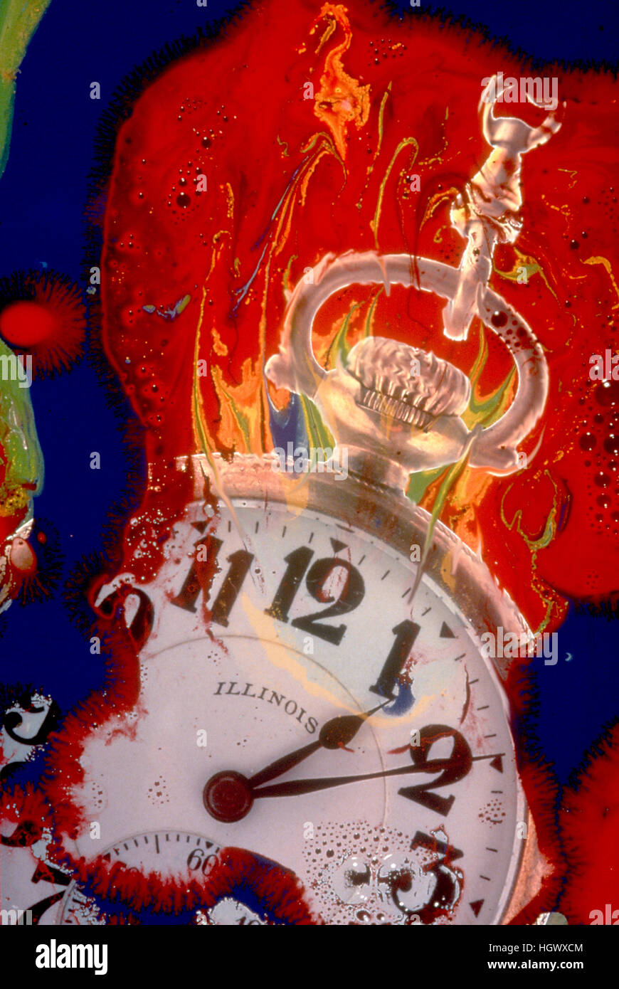 Almost ten minutes after one Stock Photo - Alamy