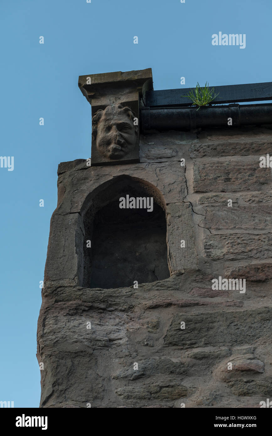 Architectural detail, Fair Maid's House, Curfew Row,Perth,Scotland,UK ...
