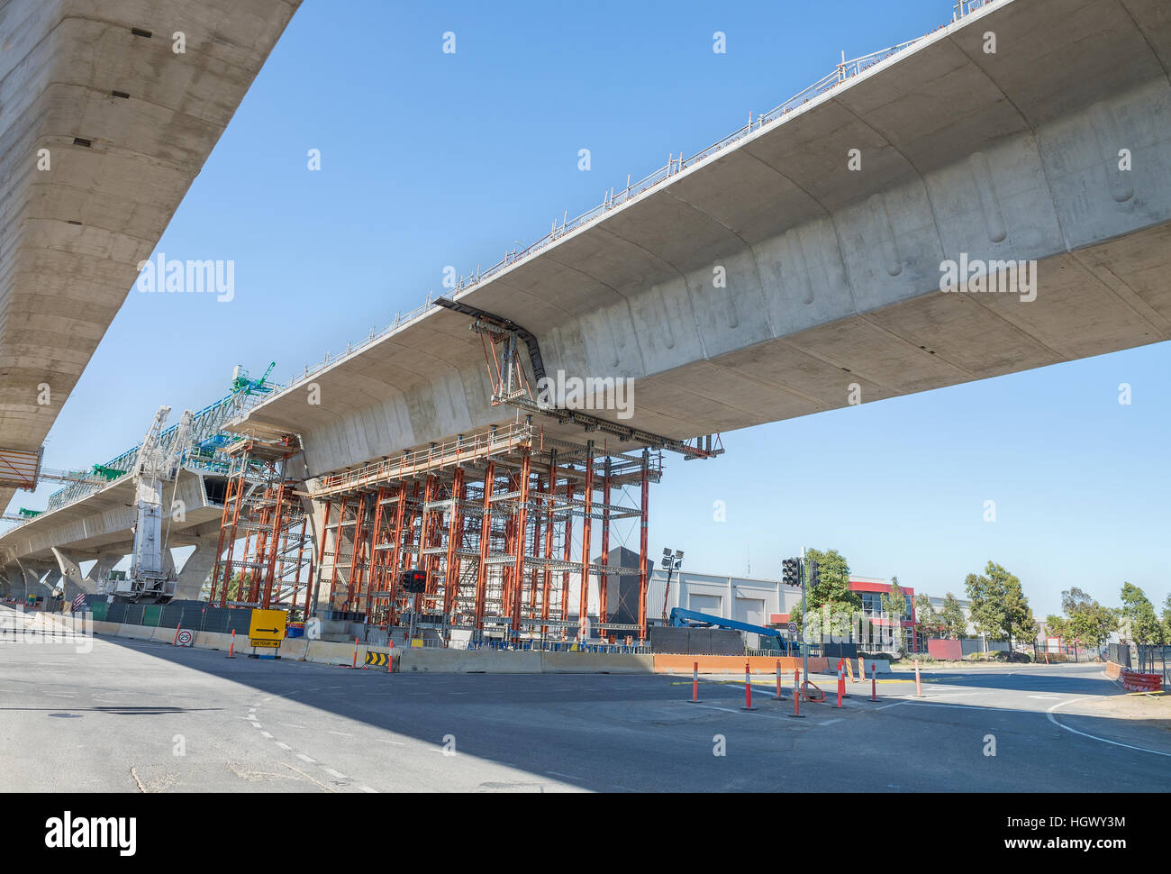 Modern road construction hi-res stock photography and images - Alamy