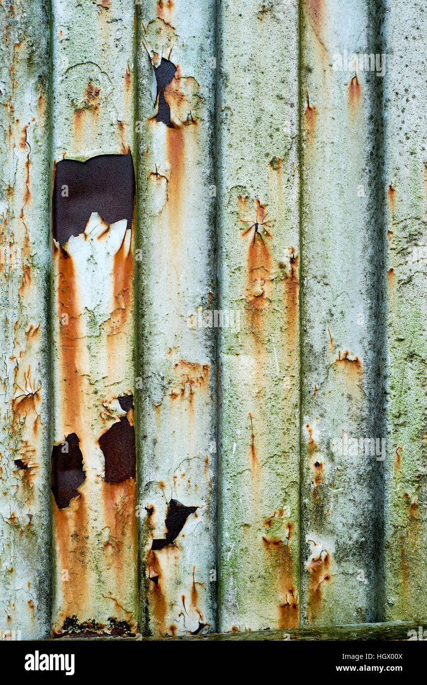 Rusty detail of a container Stock Photo - Alamy