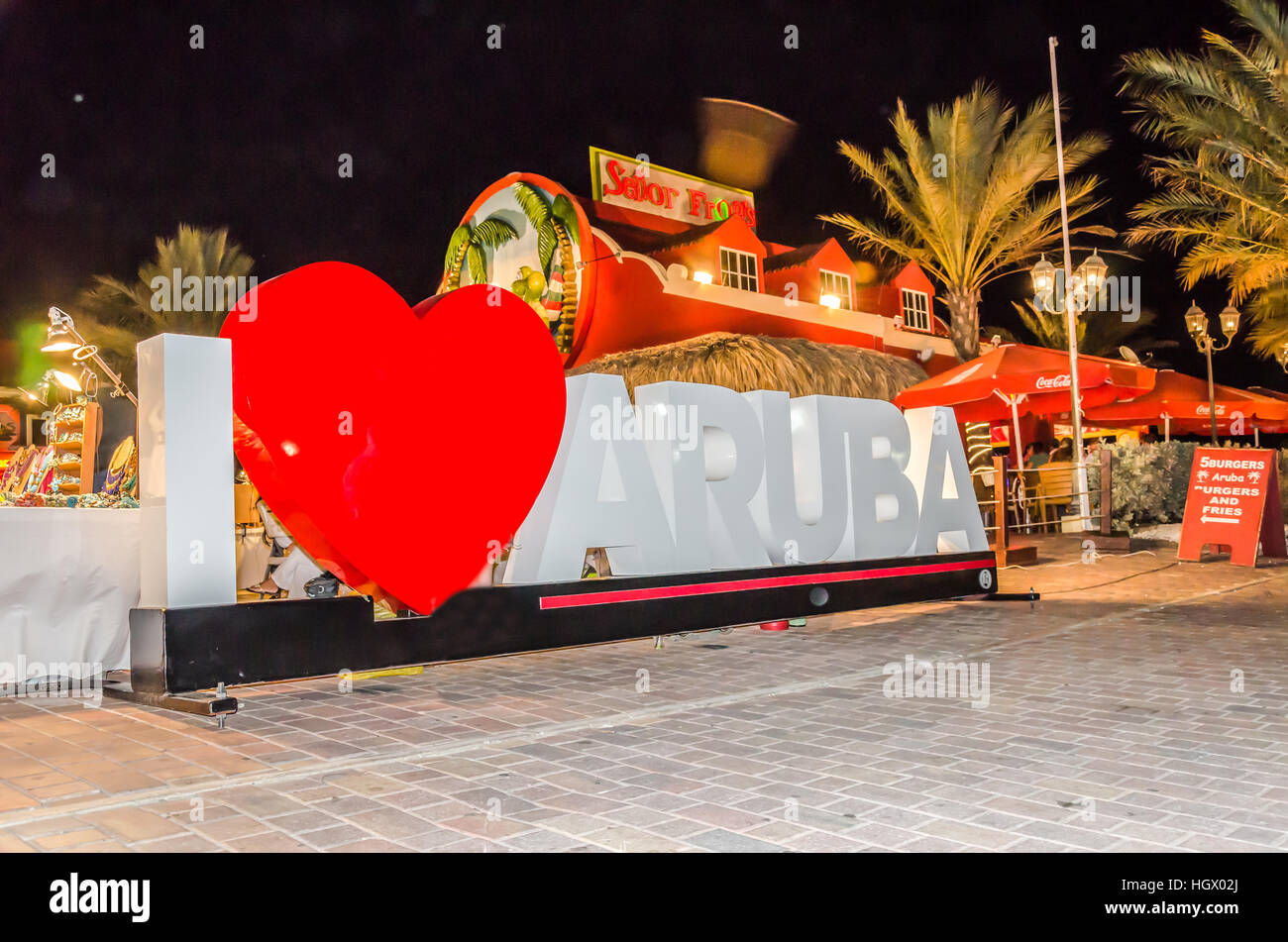 Aruba sign hi-res stock photography and images - Alamy