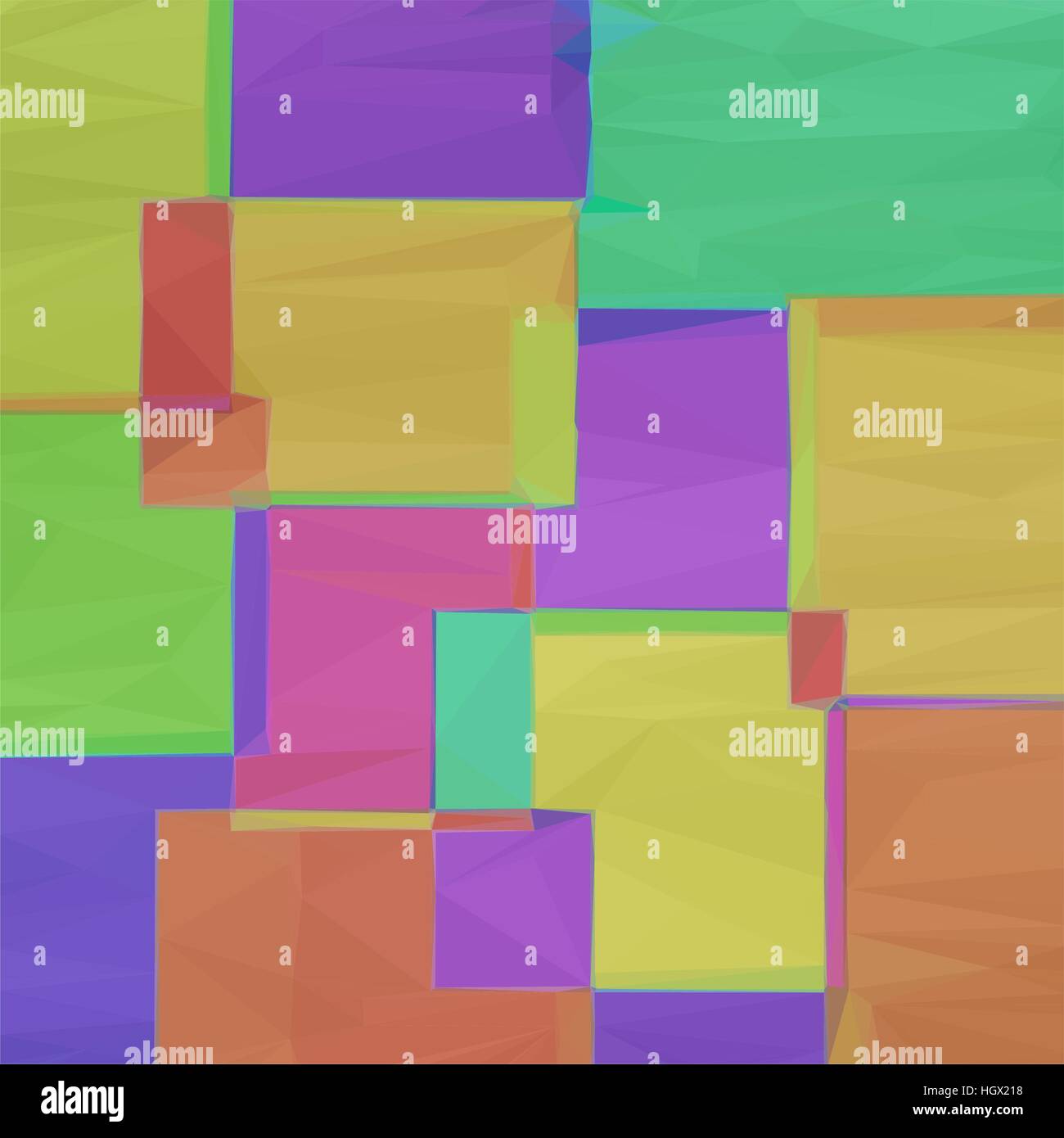 Square shape low poly hi-res stock photography and images - Alamy