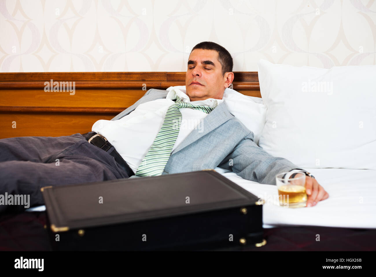 Drunk businessman hi-res stock photography and images - Alamy