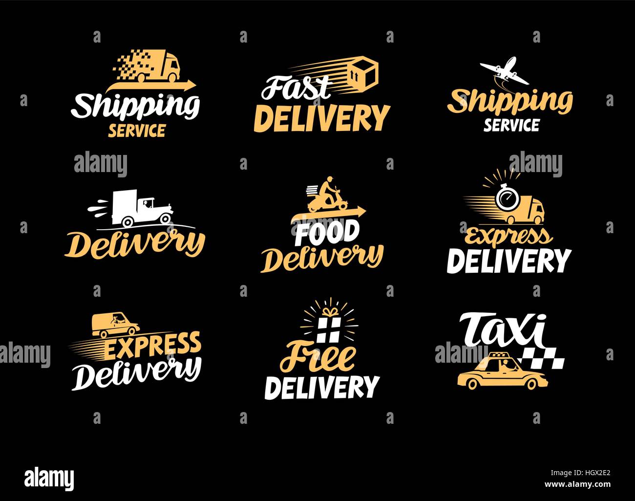 Shipment vector vectors hi-res stock photography and images - Alamy