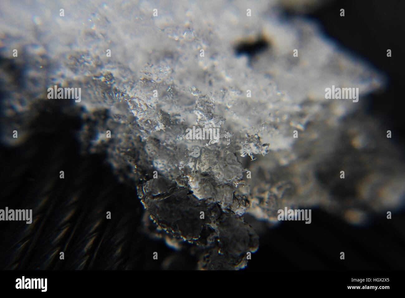 Icy macro hi-res stock photography and images - Alamy