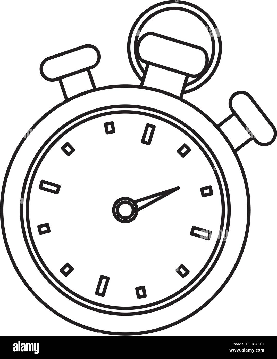 Isolated timer chronometer icon vector illustration graphic design ...